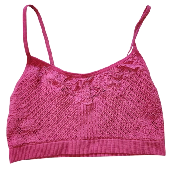 Colsie | Intimates & Sleepwear | Colsie Pink Lace Bralette Medium ...